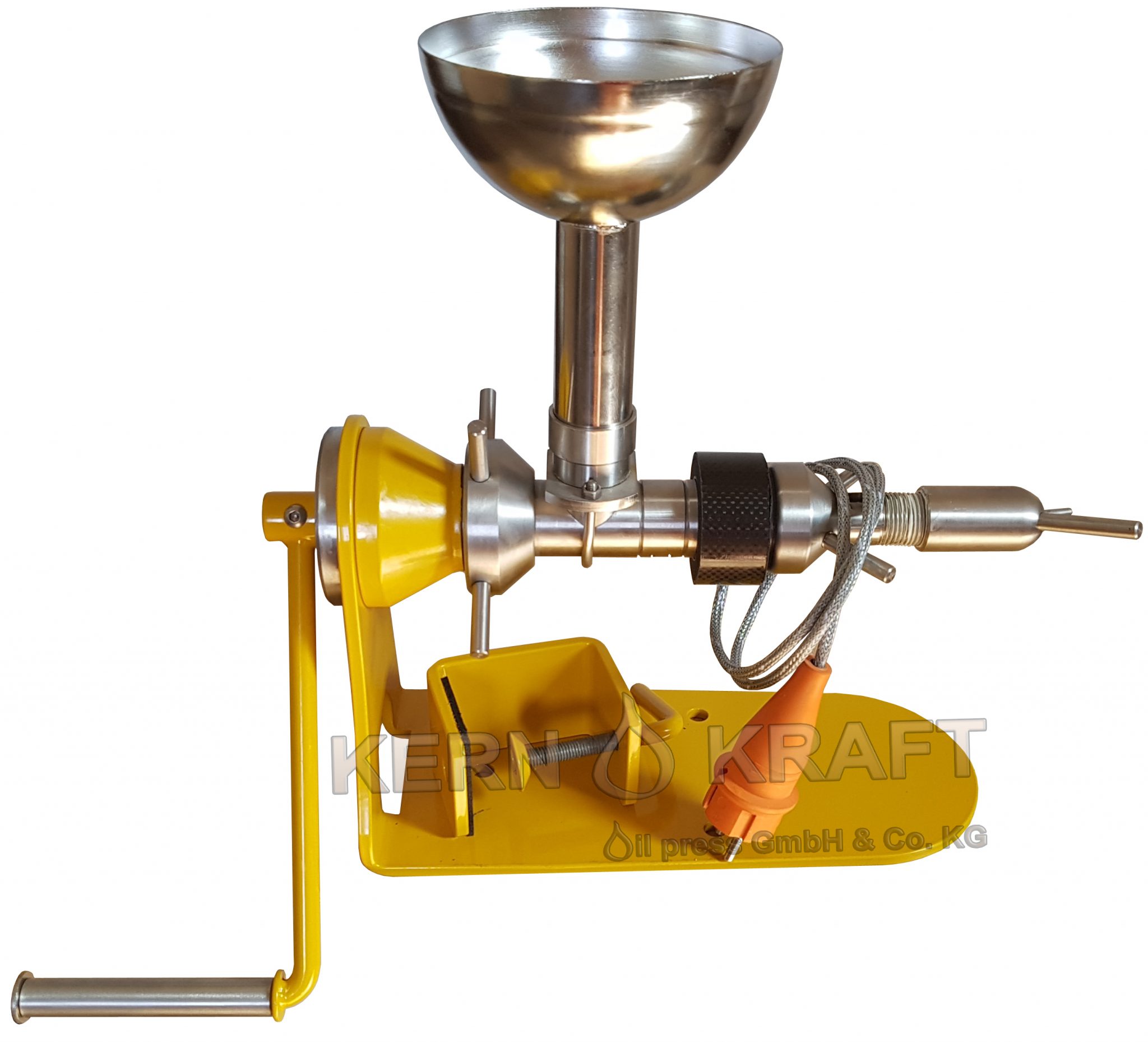 Manual oil press